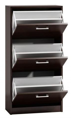 Szafka na buty uchylna wenge BUT-201-WEN | Krisento